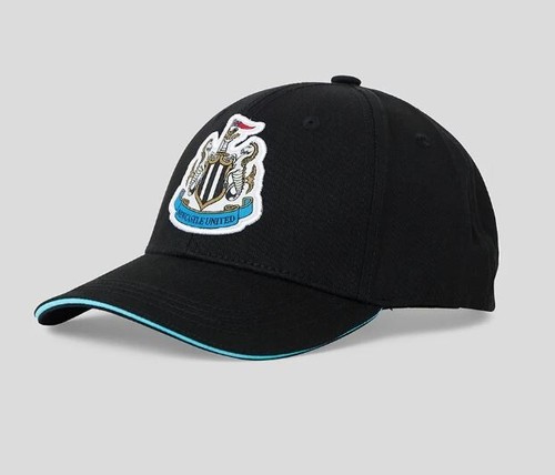 NEWCASTLE UNITED FC CREST ADULT BASEBALL CAP BLACK - OFFICIAL FOOTBALL ...