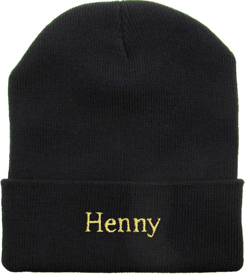 Ski Hat Beanie Embroidered Cuffed Knit Hat Winter Cap Henny Savage ...