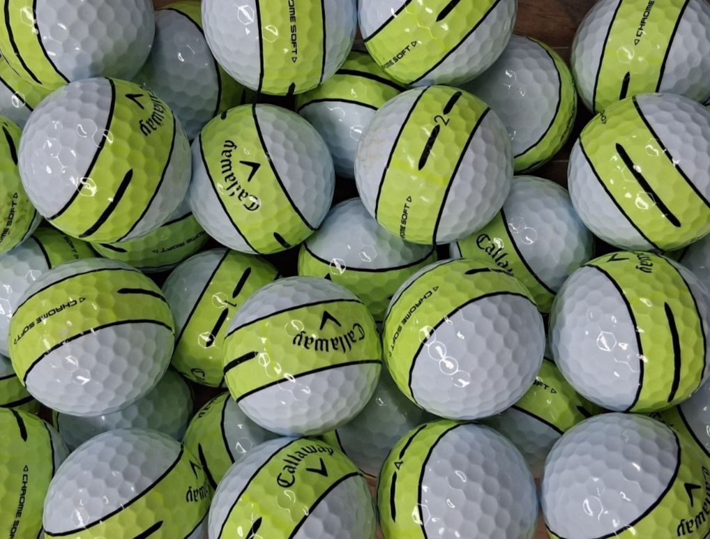3 Dozen Callaway Chrome Soft 360 - Yellow Stripe - 2A/3A | eBay