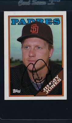 1988 Topps #63 Jimmy Jones Padres Signed Auto *18985 | eBay