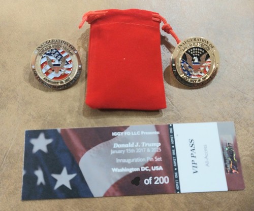 President Trump Inauguration Pin 2017 & 2025 COLLECTOR SET | eBay