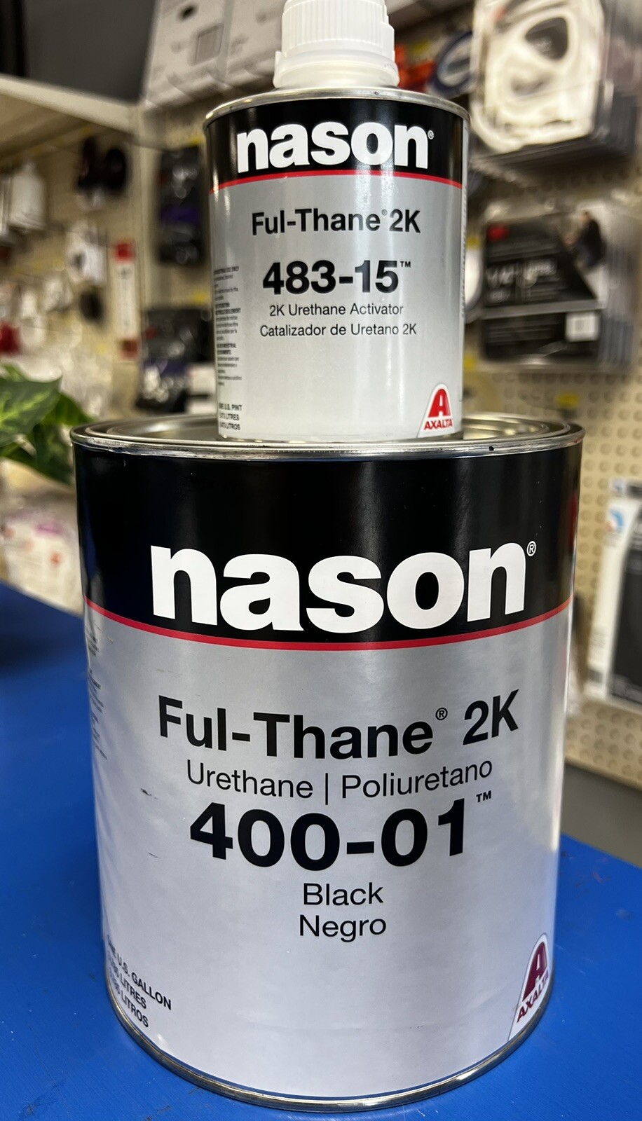 Axalta Cromax Dupont Nason 1 Gallon Ful-Thane 2K Urethane BLACK + 483 ...