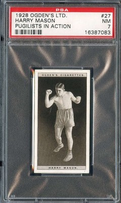 1928 OGDENS PUGILISTS IN ACTION #27 HARRY MASON PSA 7 *DS14458 | eBay