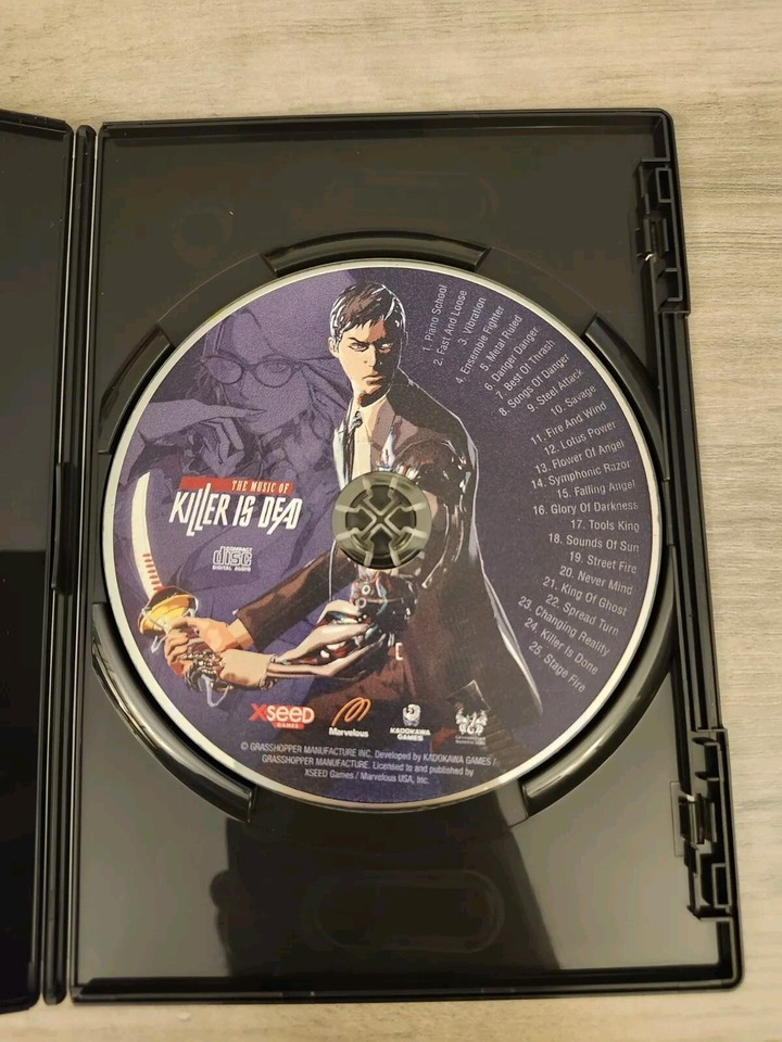 Killer Is Dead Limited Edition Hardcover Artbook Soundtrack CD (Sony ...