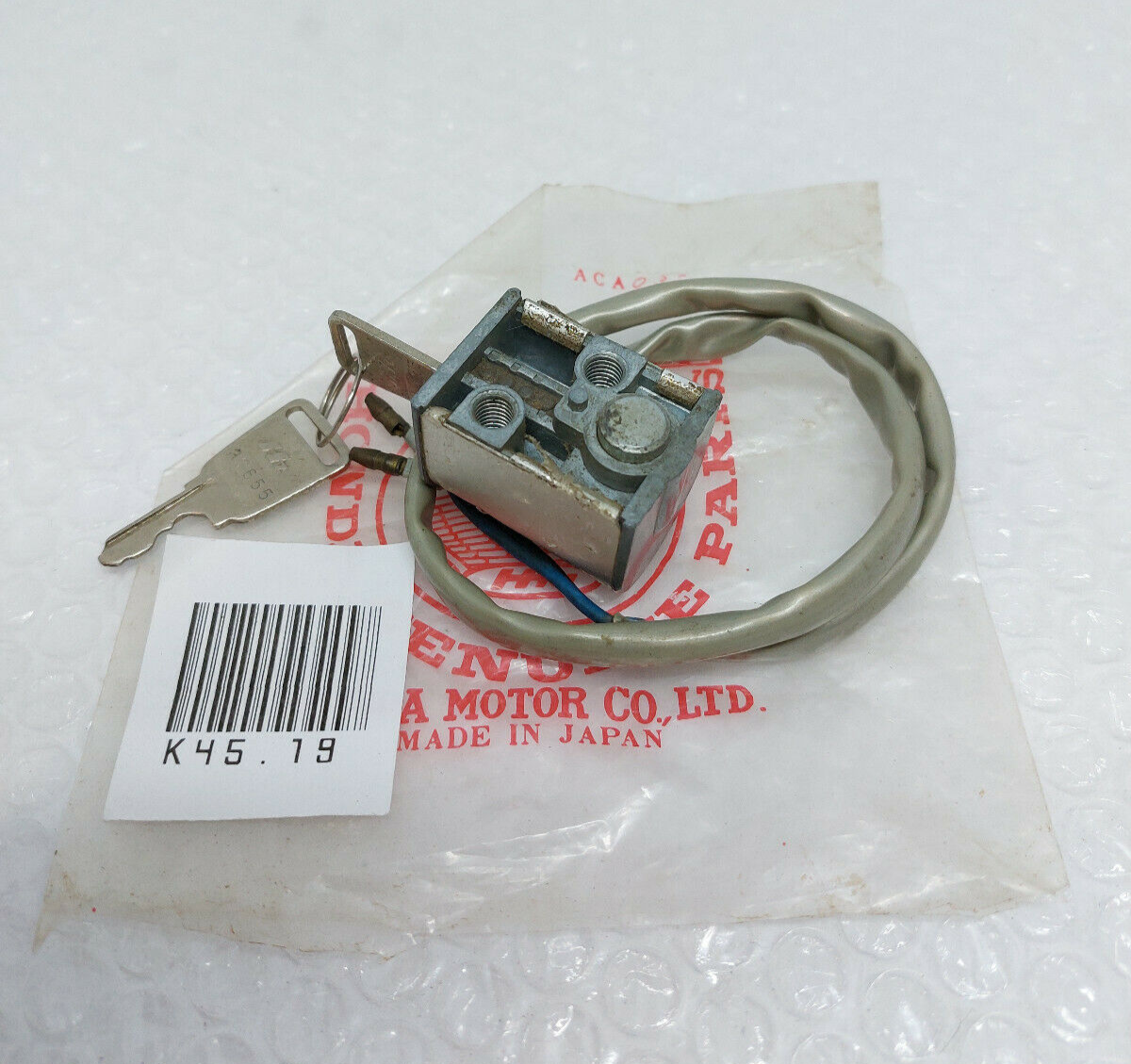 Genuine Honda PC50 PC50A PC50 K1 Steering Lock Handlebar Lock NOS | eBay