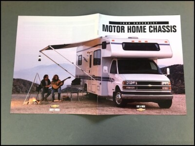 1998 Chevrolet MotorHome Motor Home Chassis Camper Van Sales Brochure ...
