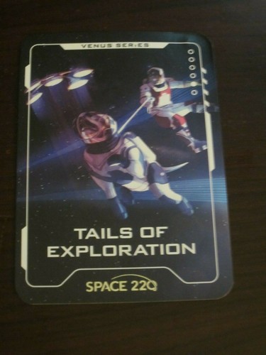 Disney World Epcot SPACE 220 Restaurant Trading Card Venus Tails of ...
