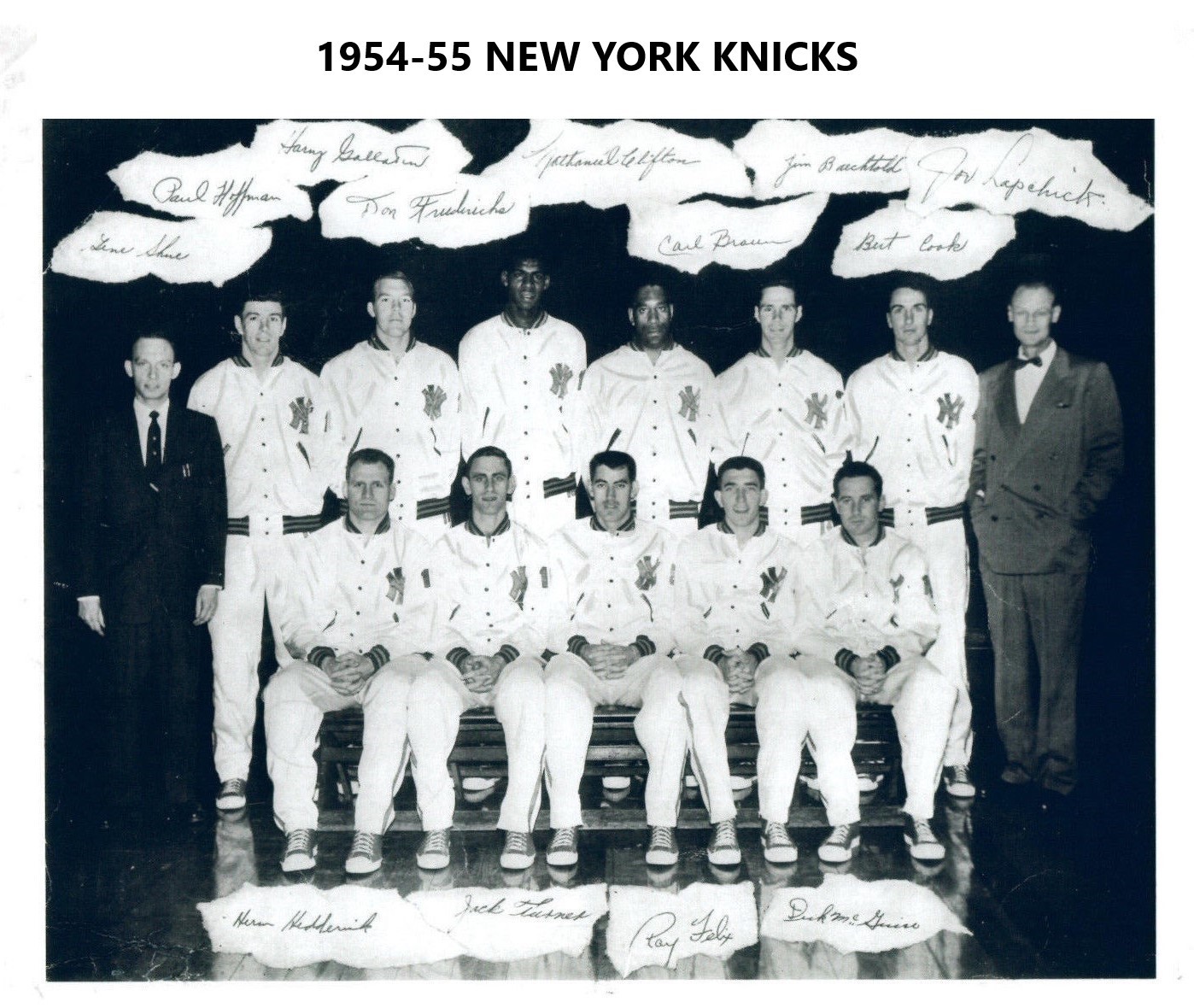 1954-55 NEW YORK KNICKS 8X10 TEAM PHOTO PICTURE NY BASKETBALL NBA | eBay