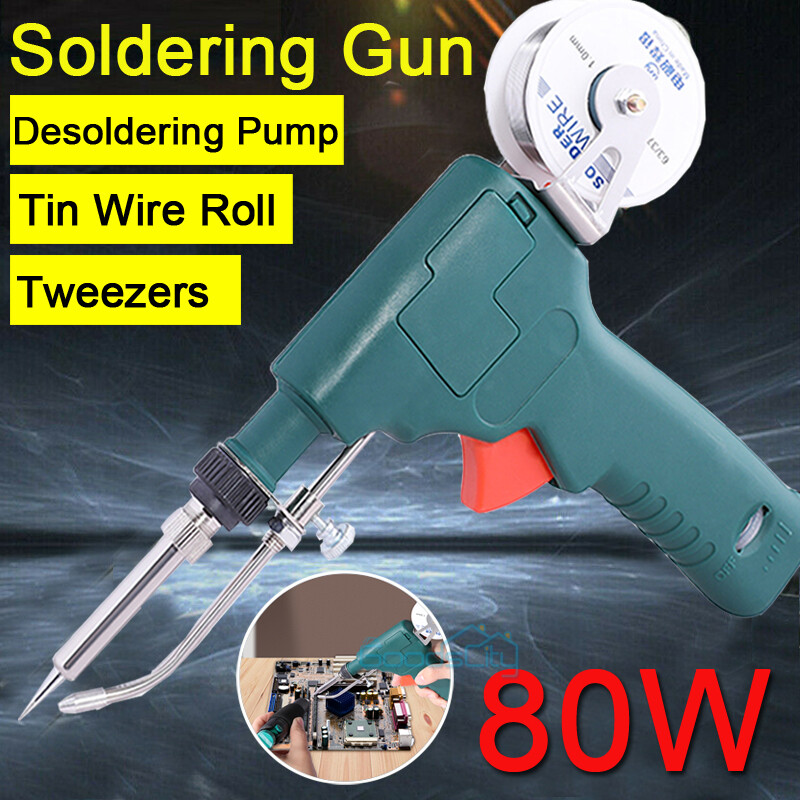 Auto Soldering Iron Kit 80W 110V Corded Electric Welding Gun with ...
