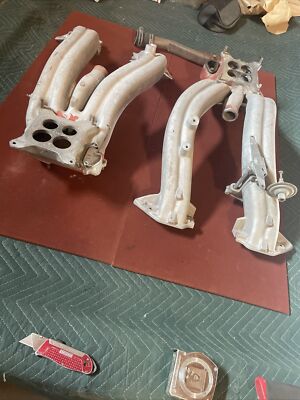 1960 1961 Mopar Cross Ram Intake Manifolds Chrysler 383 413 Dual fours ...