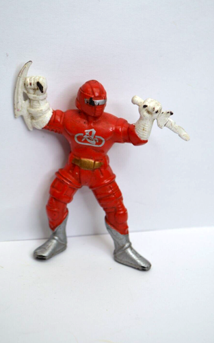 MINI FIGURINES POWER RANGER FORCE rouge JOUET SANS ACCESSOIRE | eBay