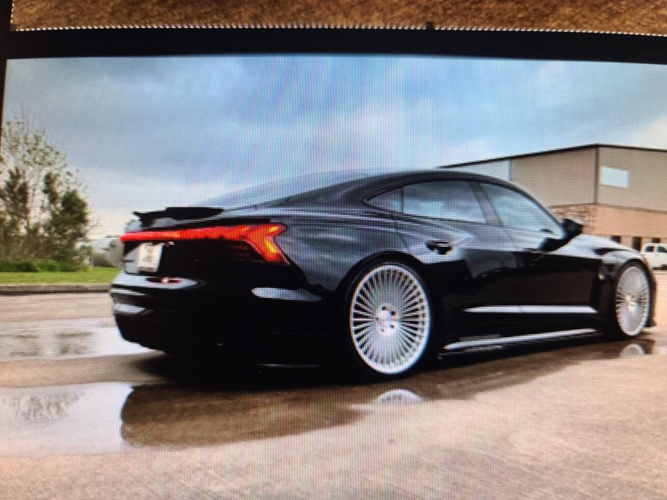 22 SILVER STAGGERED CONCAVE RF35 MESH CUSTOM WHEELS FOR CADILLAC CT6 16 ...