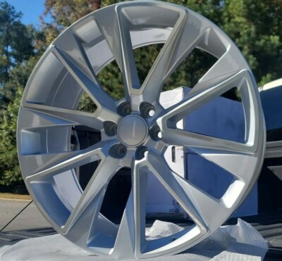 26" Inch Silver Machined Replica C14 LTZ C17 Wheels Rims Silverado 24 ...