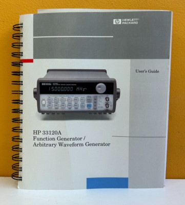 HP 33120-90002 1994 Function / Arbitrary Waveform Generator User's ...
