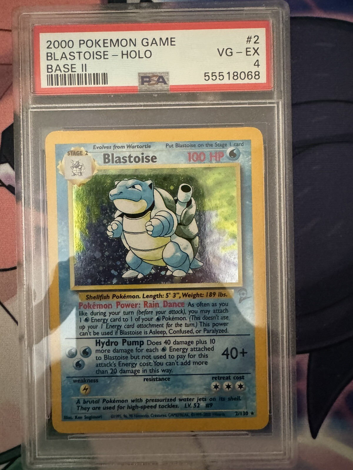 2000 Pokemon Base Set 2 Blastoise Holo Base II PSA 4 | eBay