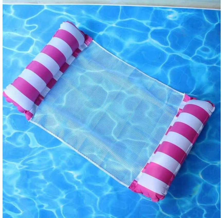 4 pcs Premium Swimming Pool Float Hammock, Inflatable pump included ...