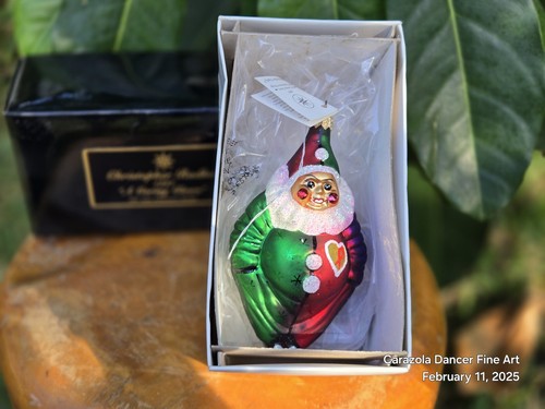 VTG 1997 Christopher Radko A Caring Clown Glass Ornament w/ Box | eBay