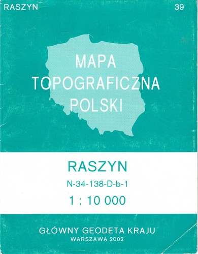 POLAND : MAP OF RASZYN | eBay UK