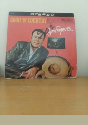 Jim Reeves "Good 'N' Country" 1964 Country LP, VG+, Original RCA/Camden ...