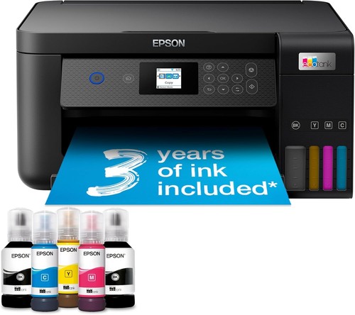 Epson EcoTank ET-2850 A4 Multifunction Printer Scanner Wireless 3 Years ...