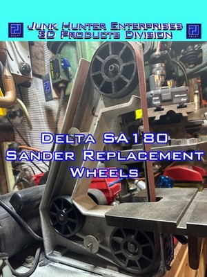 DELTA 1 X 42 Belt Sander SA180 Replacement Upgraded Wheel Set ...