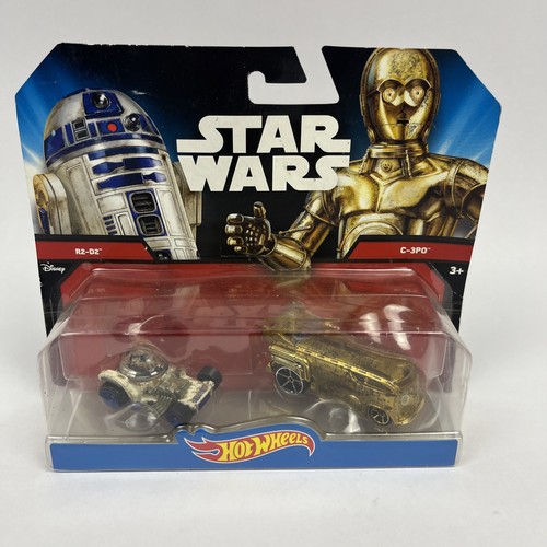 Hot wheels Star Wars character cars R2-D2 and C-3PO twin pack 2014 *NEW ...