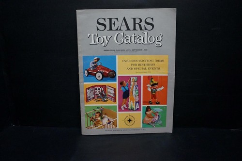 VINTAGE SEARS 1961 TOY CATALOG FEATURING SEARS BRAND TOYS NICE ...