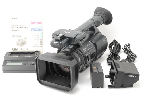 【MINT】SONY Digital HD Video Camera Recorder Black HDR-FX1000 From JAPAN ...