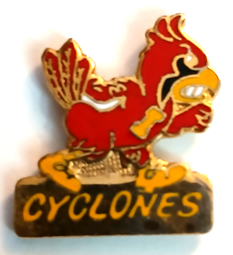 Iowa State Cyclones Pins RARE VINTAGE 1980's LOGO Iowa State University ...