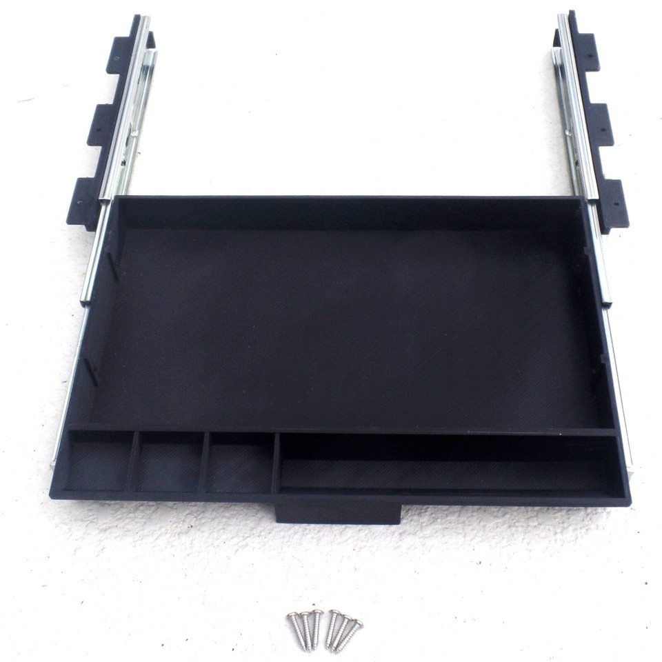 Large Under Desk Pencil Drawer with Ball bearing Guides Tray Organizer ...