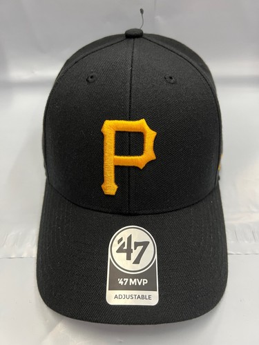 MLB Pittsburgh Pirates P MVP Men's Adjustable Hat Cap Black Yellow '47 ...