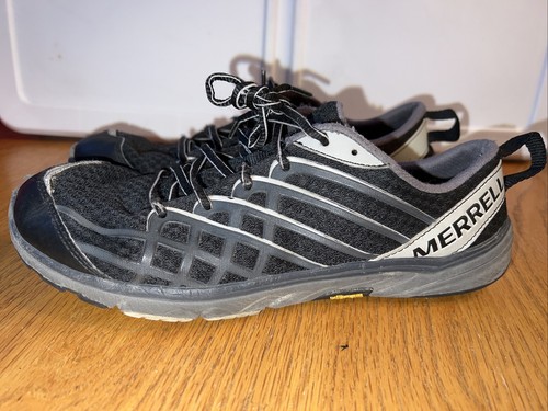 Womens Merrell Bare Access Arc Minimalist Running Black Silver Vibram 9 ...