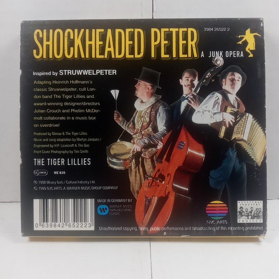 The Tiger Lillies – Shockheaded Peter (A Junk Opera) CD243 | eBay