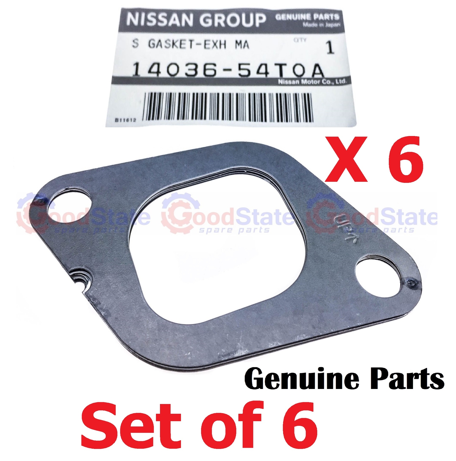 GENUINE Nissan Patrol GQ Y60 TD42T 4.2L Engine Exhaust Manifold Gasket ...