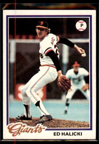 1978 Topps Ed Halicki #107 San Francisco Giants | eBay