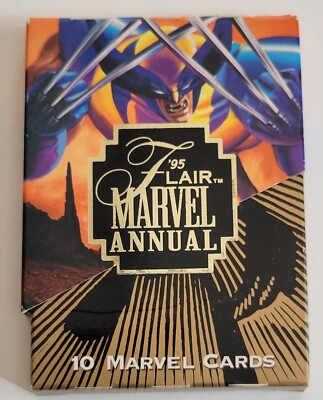 N) Empty Flair Marvel Annual Trading Card Empty Cardboard Storage Box ...