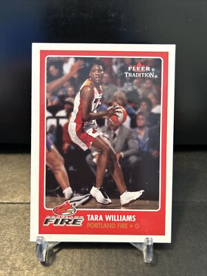 2001 Fleer Tradition WNBA Tara Williams Portland Fire #164 RC | eBay