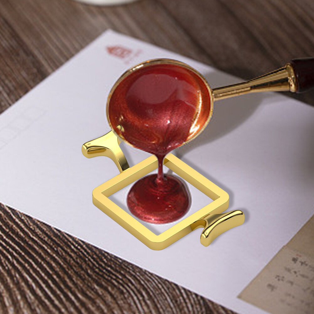 Metal Stamp Molds Decoration Seal Ring Mold Shaper Gifts (Square 2.5cm ...