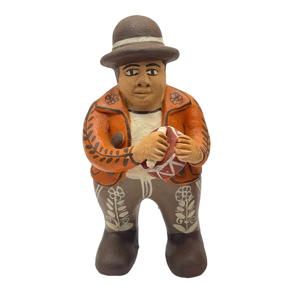 Authentic 5" Perúvian Statues 3 Figures Playing Instruments | eBay