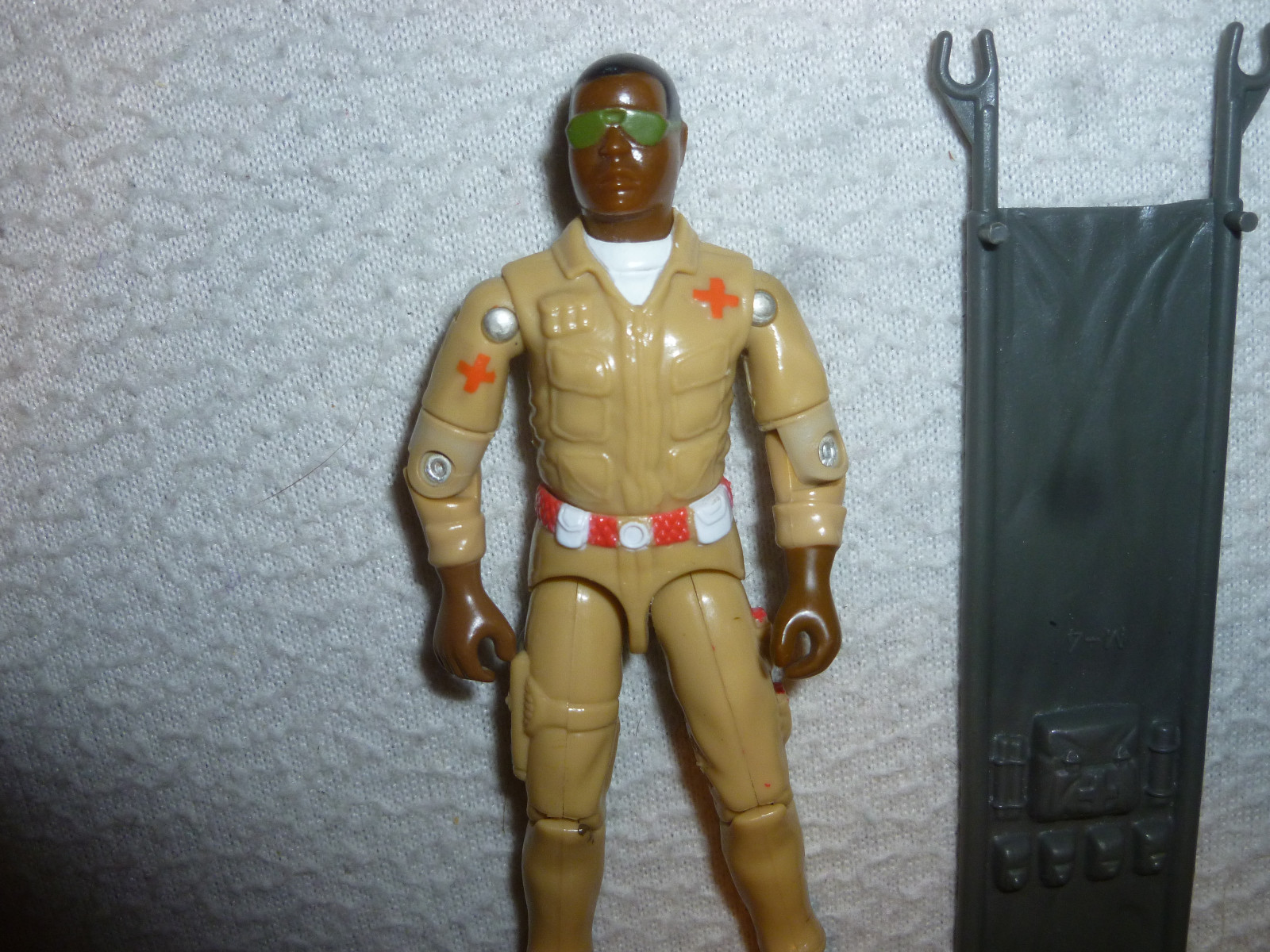 VINTAGE GI JOE MEDIC DOC ACTION FIGURE W STRETCHER 1983 HASBRO ARAH NR ...
