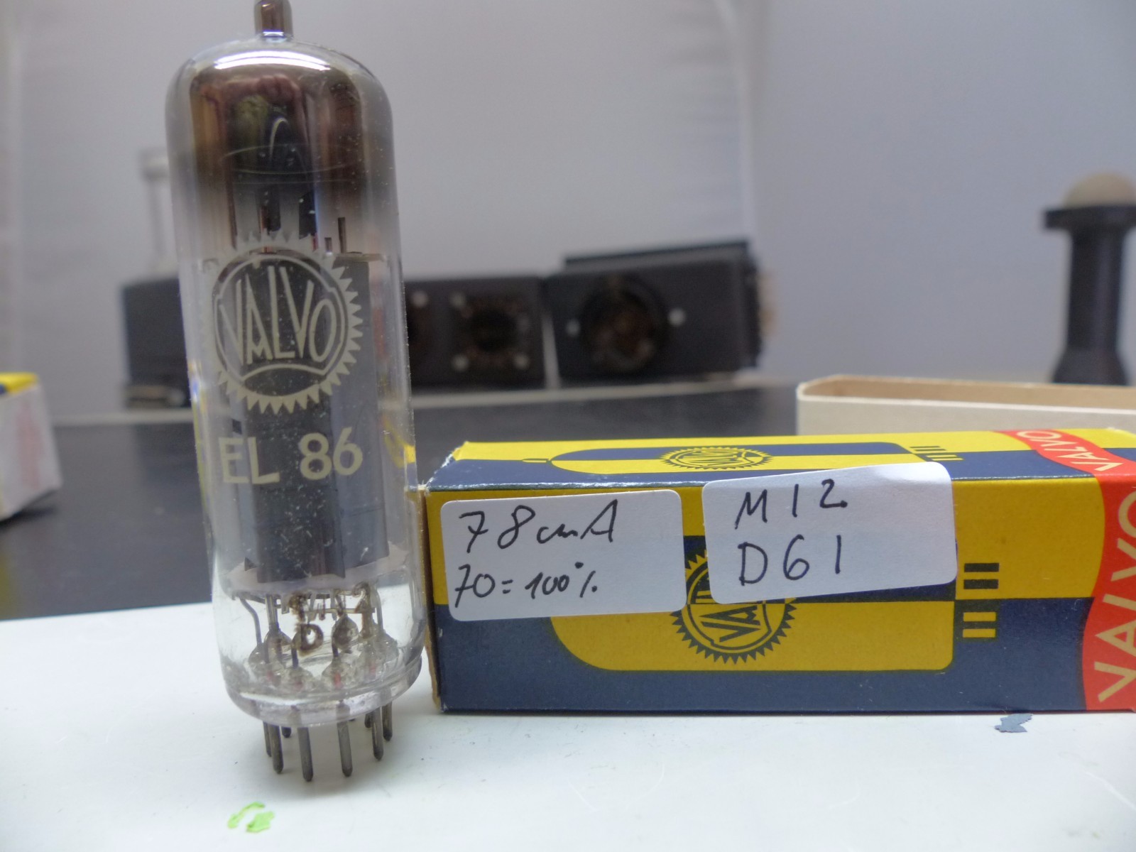 1x EL86 6CW5 VALVO Geprüft NOS/NIB Testet Röhre Tube Valvola | eBay