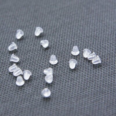 200 Pieces Rubber Earnut Backings 5.8mm (CW-3561C-I-543) | eBay