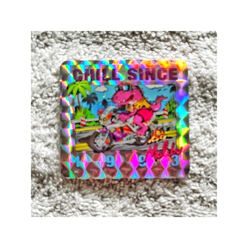 🦖🏍Born in 1993 Chill Since ‘93 Dinosaur T-Rex Motorcycle 3D Hologram ...