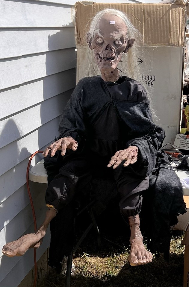 Rare 1996 Crypt Keeper Life Size Prop Halloween Spencers animatronic | eBay