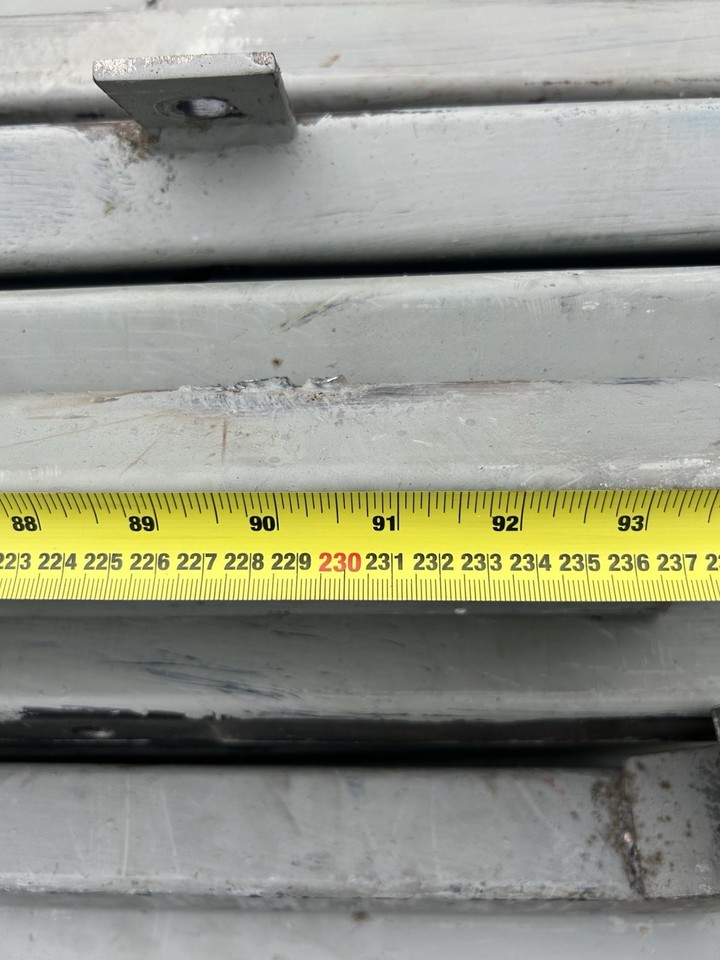 Reclaimed Used 40mm x 40mm x 3mm Mild Steel Box Section 2.3m | eBay UK