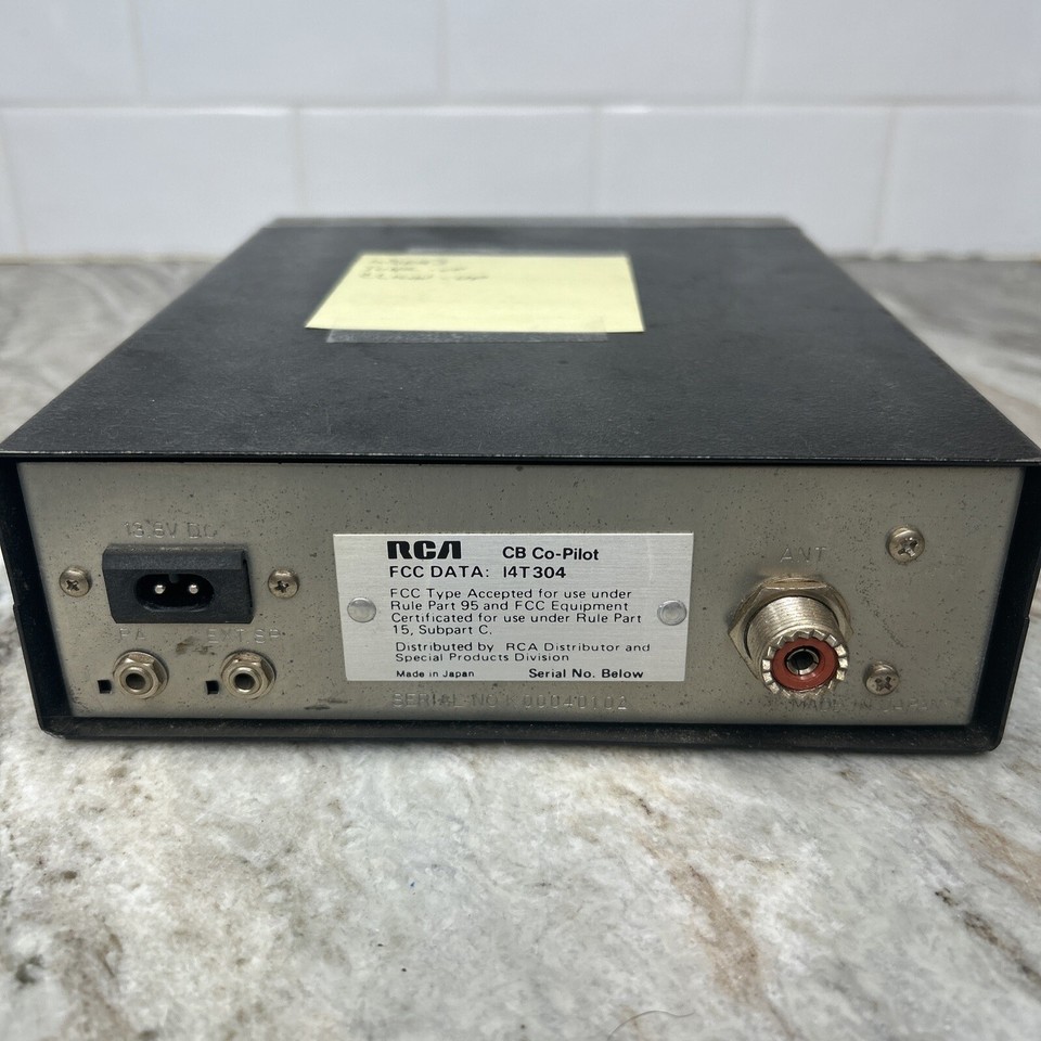 VINTAGE RCA CB RADIO Co-pilot 14t304 | eBay