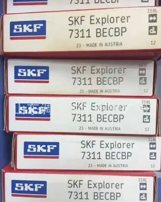 NEW SKF 7311 BECBP Angular Contact Ball Bearing 1PCS #NN | eBay