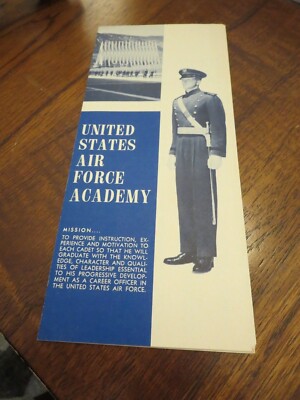 VINTAGE UNITED STATES AIR FORCE ACADEMY BROCHURE | eBay