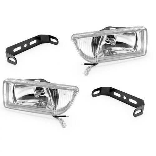 Pair Clear 2" Universal Fog Spot Light Lamp H3 12V 55W DLAA166 For Car ...
