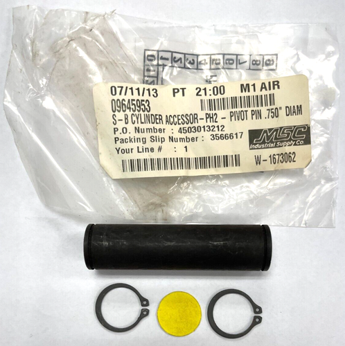 SCHRADER BELLOWS HYDRAULIC CYLINDER PIVOT PIN 0683690000 3/4" DIA 2-5/8 ...